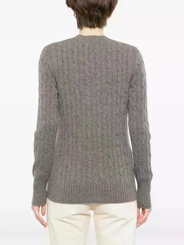 N.peal Adelyn Cable-knit Top