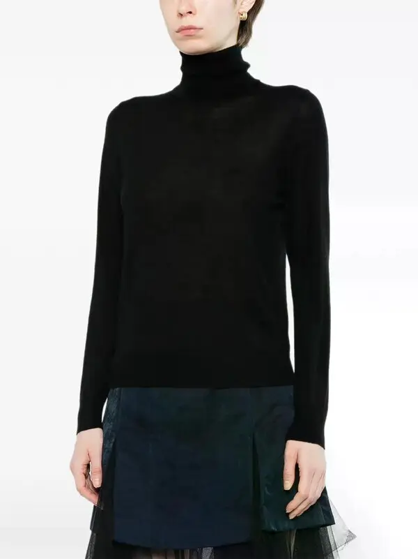 N.peal Margot Roll-neck Top