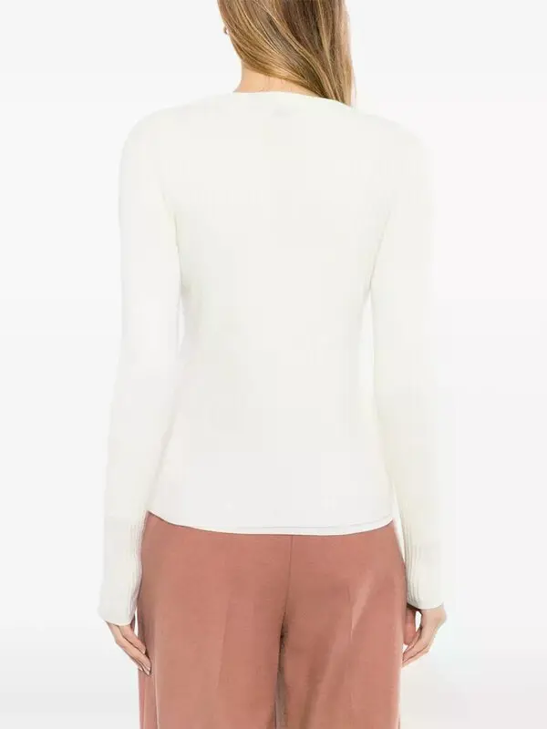 N.peal Ribbed Zip-up Cardigan