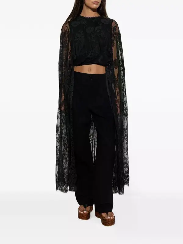 Zimmermann Asymmetric Floral-lace Top