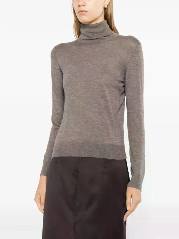 N.peal Margot Roll-neck Top