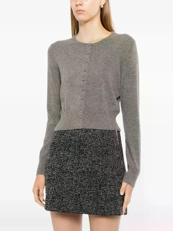 N.peal Covered-button Cashmere Cardigan