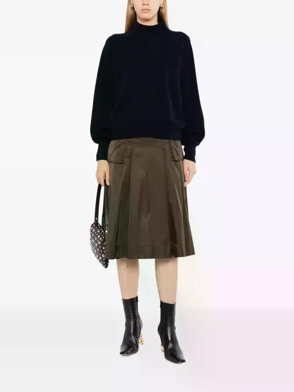 N.peal Funnel-neck Cashmere Sweater