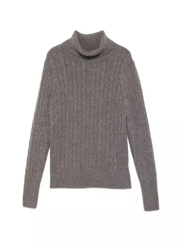 N.peal Adelyn Cable-knit Top