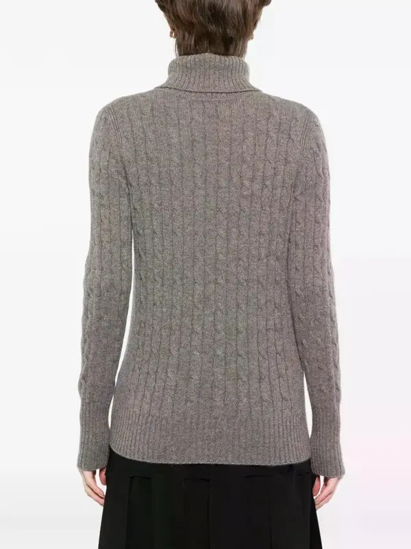 N.peal Adelyn Cable-knit Top