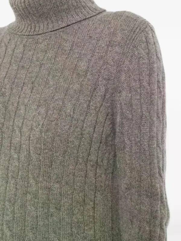 N.peal Adelyn Cable-knit Top