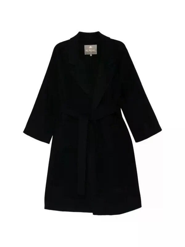 N.peal Belted Woven Coat