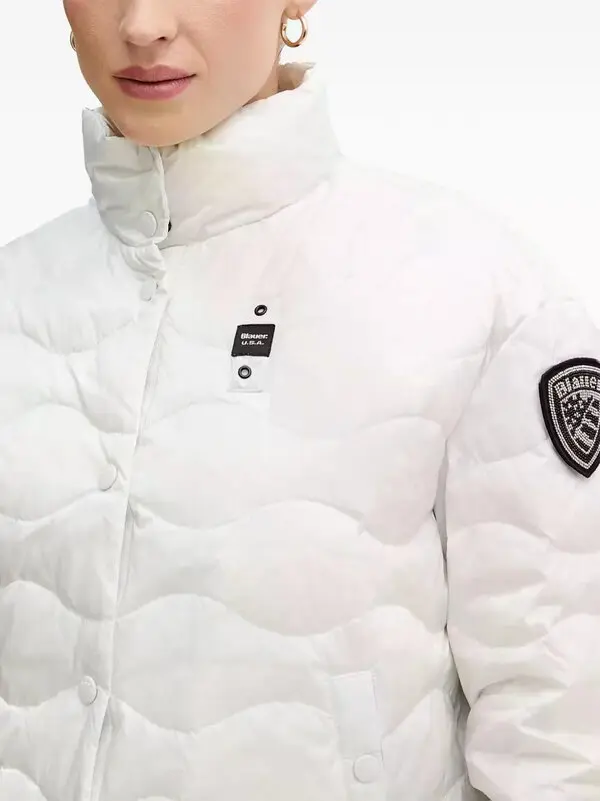 BLAUER. Lamartine Wave-quilted Logo-patch Puffer Jacket