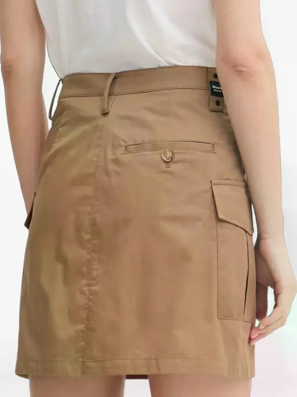 BLAUER. Blueview Cargo-pocket A-line Mini Skirt