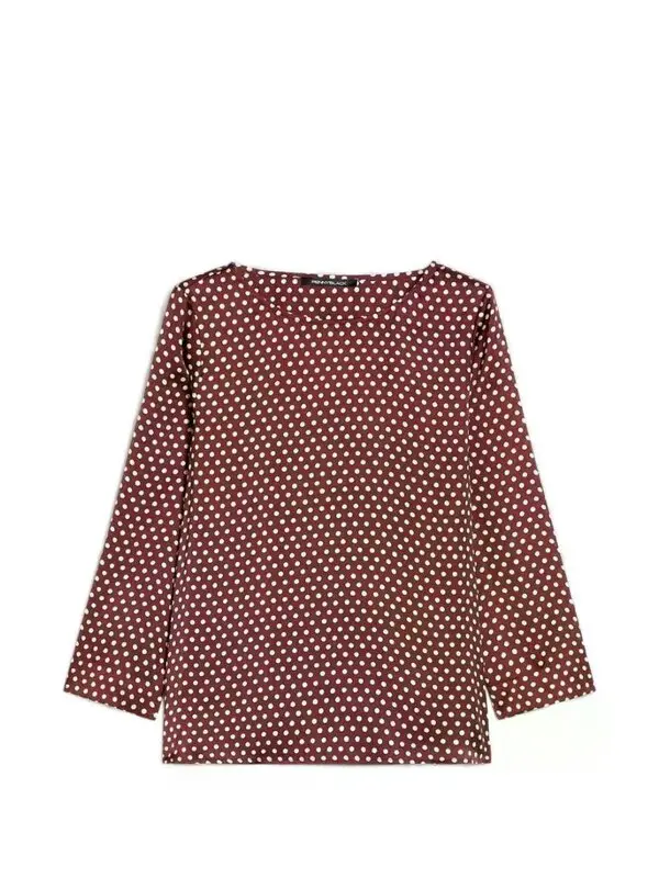 PENNYBLACK Polka-dot Three-quarter-sleeve Blouse