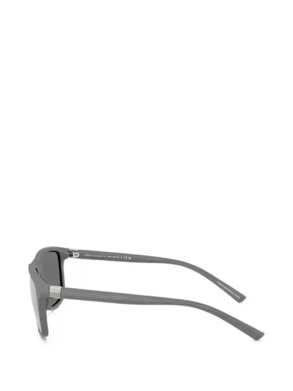 Armani Exchange Matte-finish Rectangle-frame Sunglasses