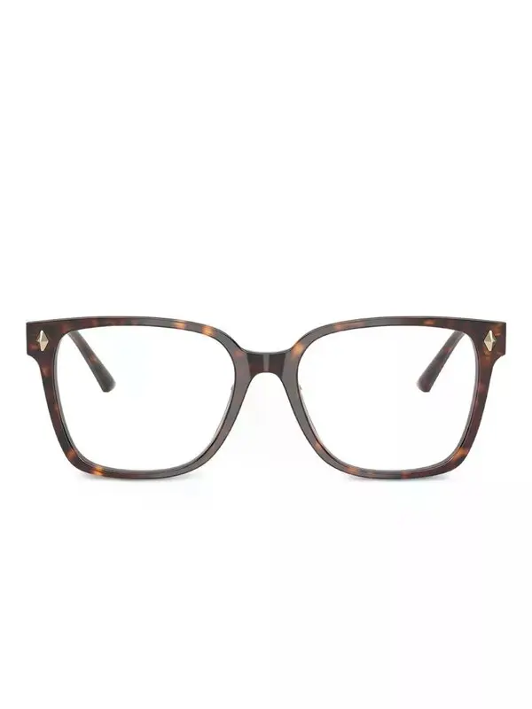 JIMMY CHOO Square Glasses - Brown