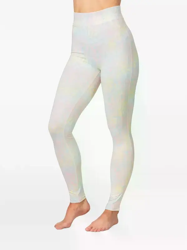 Kari Traa Fryd Floral-print Base-layer Leggings - Blue