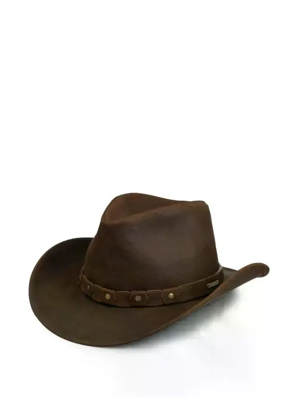 Stetson Leather Cowboy Hat
