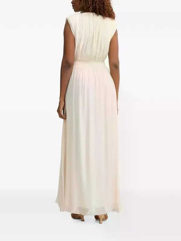 HAVEONE Pleated Side-slit Dress