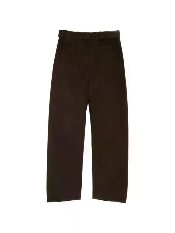 LEMAIRE Twisted Belt Pants - Brown