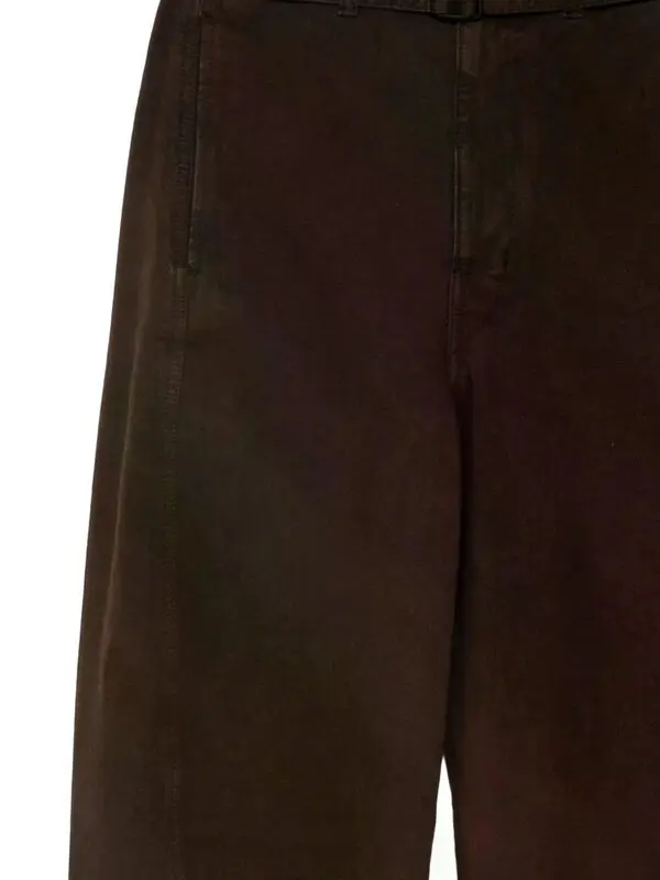 LEMAIRE Twisted Belt Pants - Brown