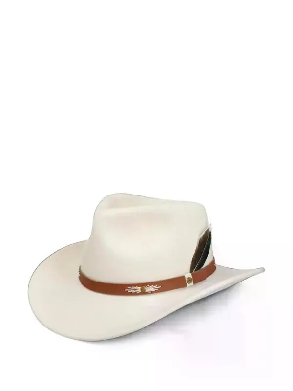 Stetson Feather-detail Felt Hat