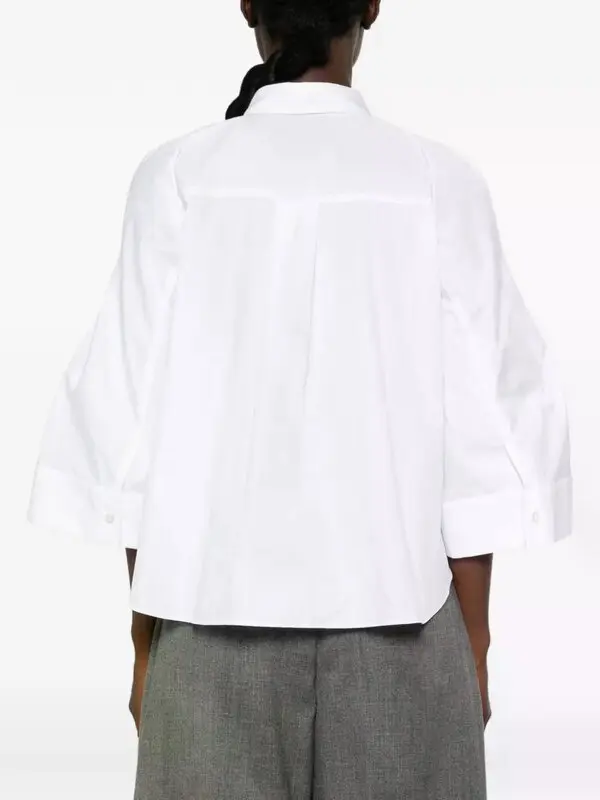 Sacai Flared-sleeve Cotton Shirt