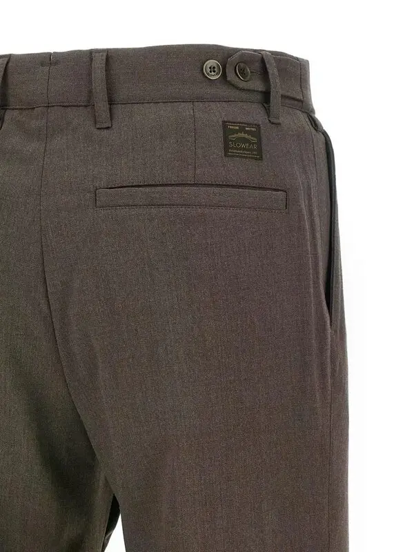 Incotex Pleated Waist-regulator Straight-leg Trousers