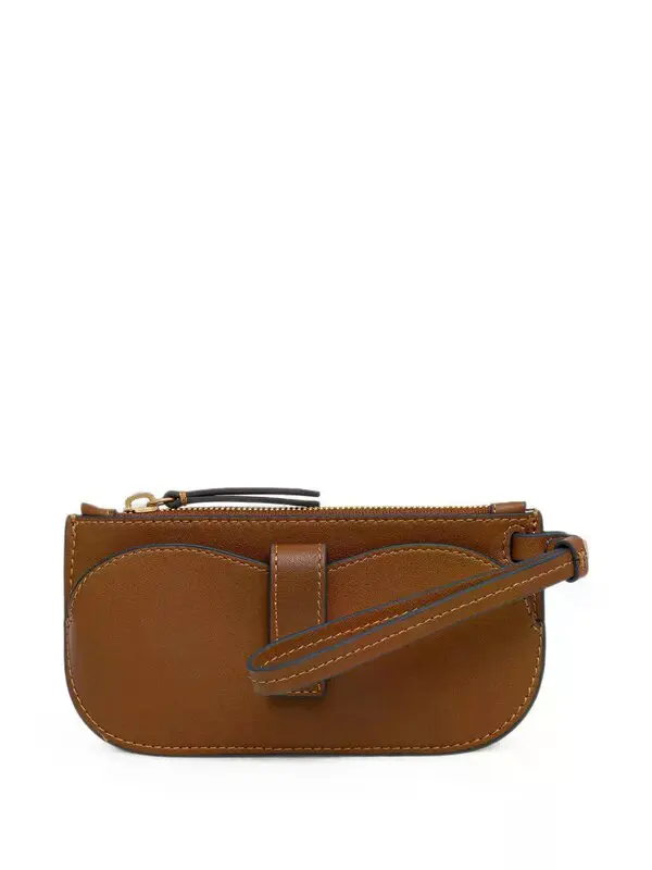 Marc O'polo Logo-patch Leather Glasses Case - Brown