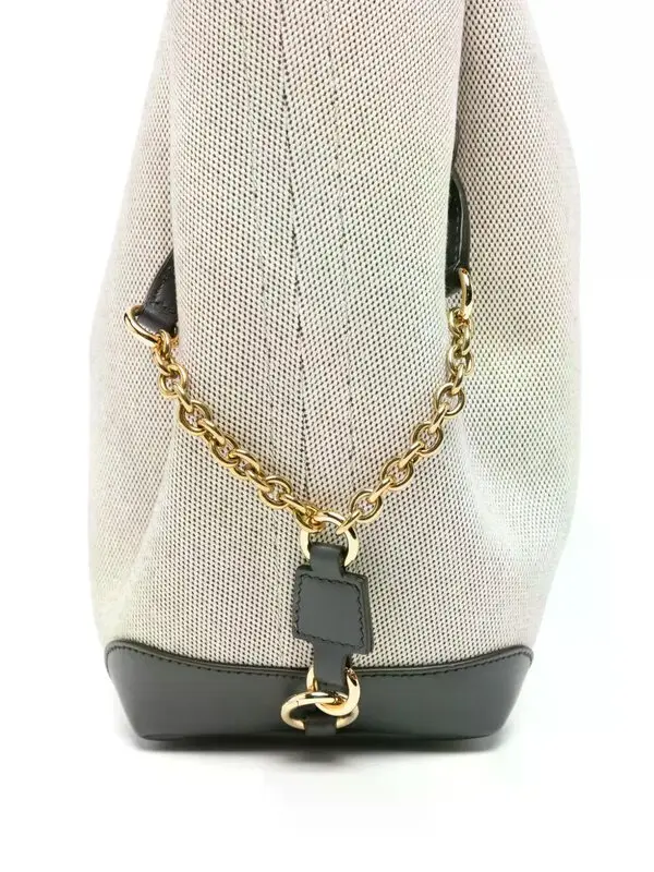Chloé Clover Double Carry Bag In Canvas