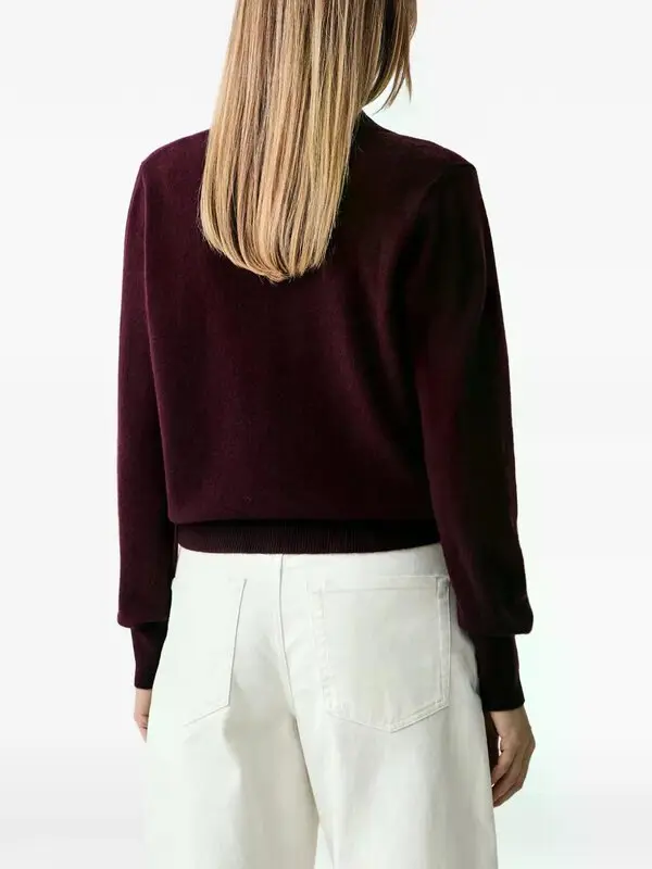 VICOLO Button-up Polo-collar Cardigan