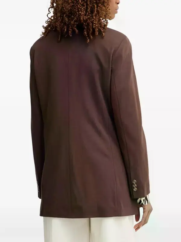 HAVEONE Single-breasted Long-sleeve Blazer
