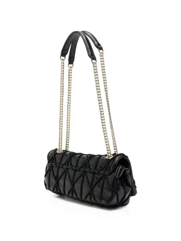 ERMANNO FIRENZE Crinkled-effect Lace-up Shoulder Bag