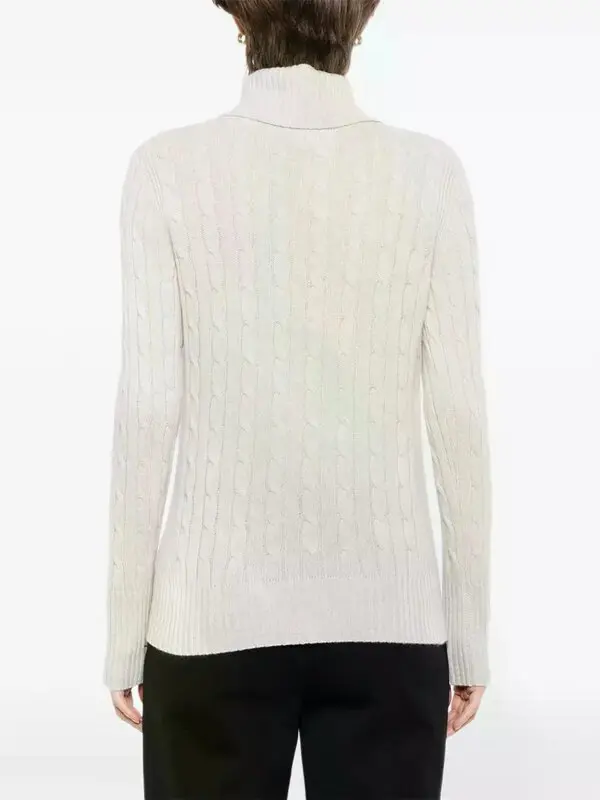 N.peal Adelyn Cable-knit Top