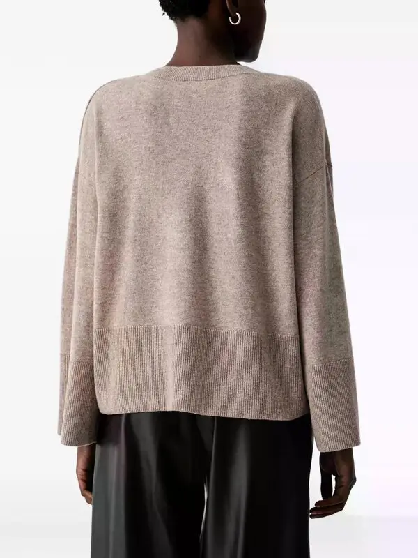 VICOLO V-neck Drop-shoulder Sweater