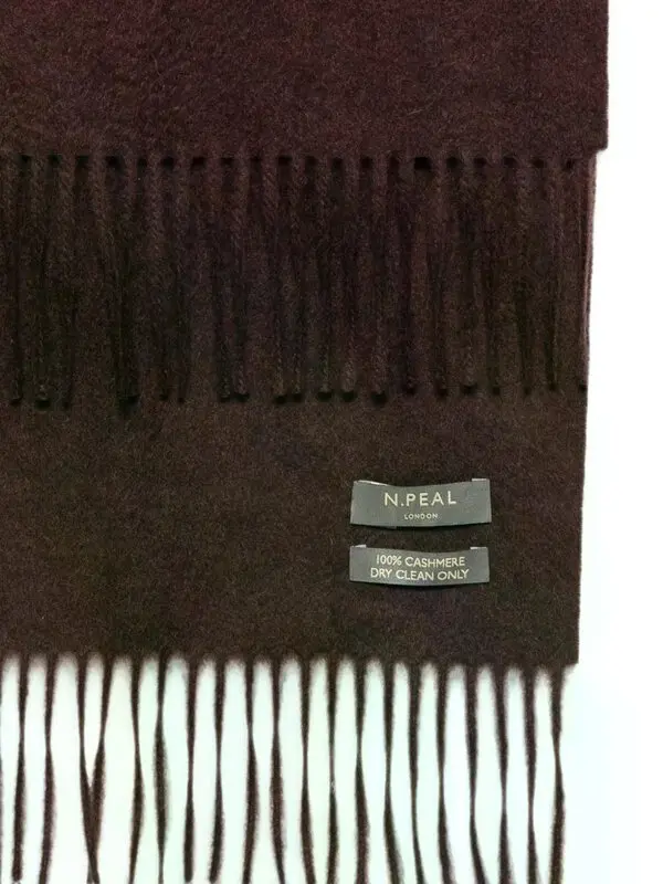 N.peal Woven Fringed Scarf