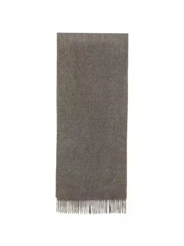 N.peal Fringed Woven Scarf