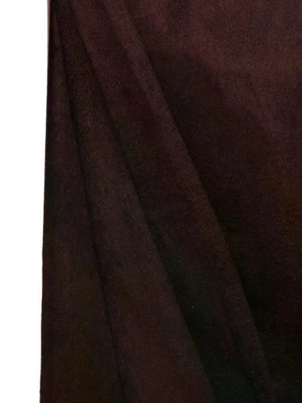 N.peal Woven Fringed-edge Shawl