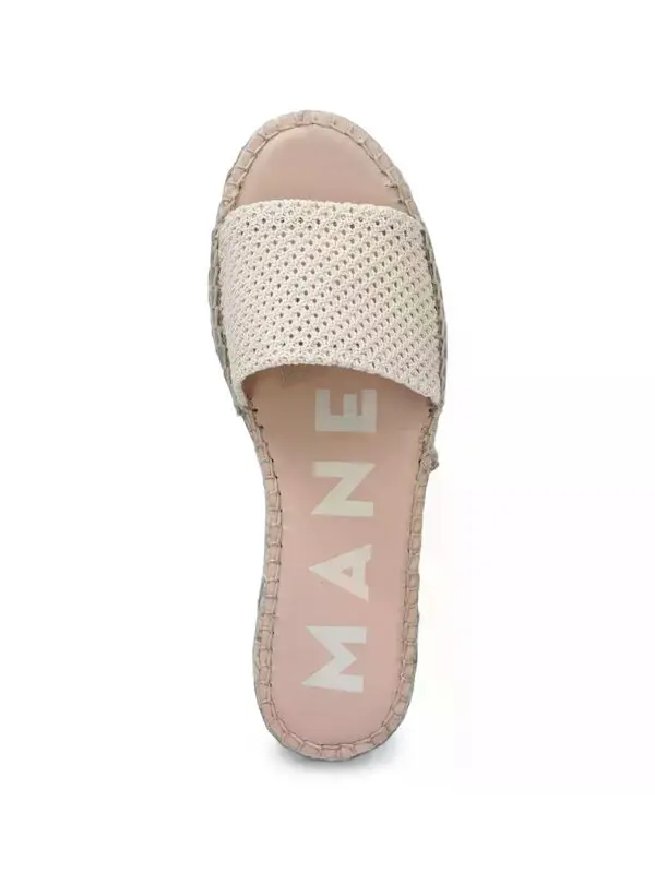 Manebí Crochet-knit Espadrille Flat Sandals