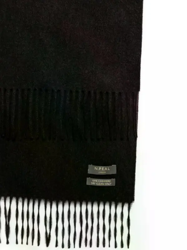 N.peal Woven Fringed Scarf