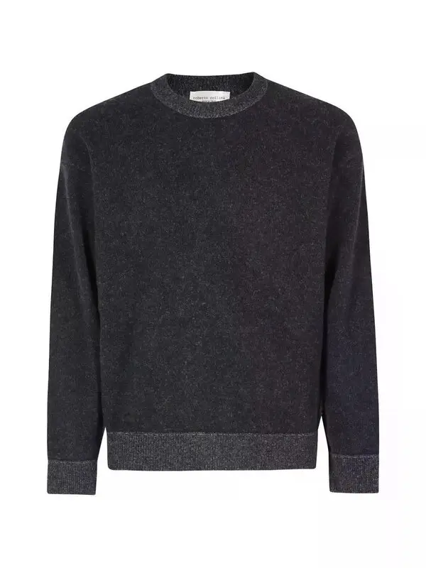 ROBERTO COLLINA Fine-knit Crew-neck Sweater