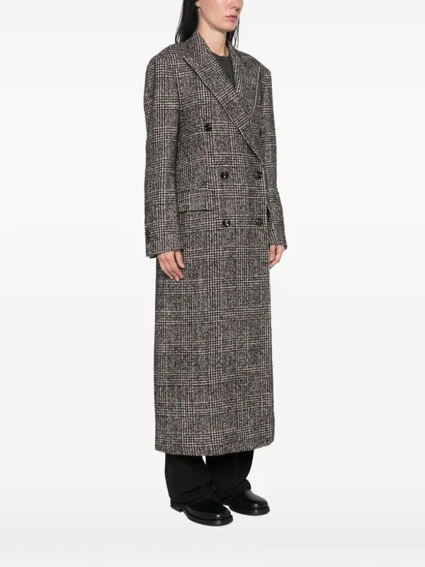Tagliatore Wool Long Double-breasted Coat