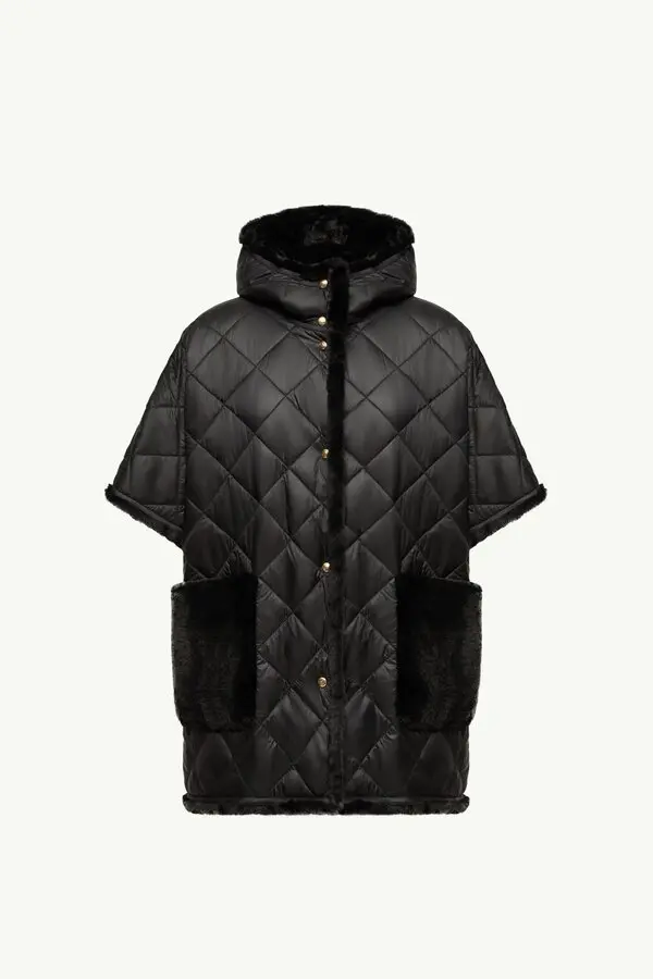 Moncler Reversible Hooded Cape