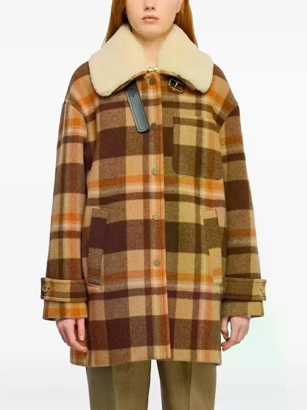 SEMICOUTURE Checked Coat