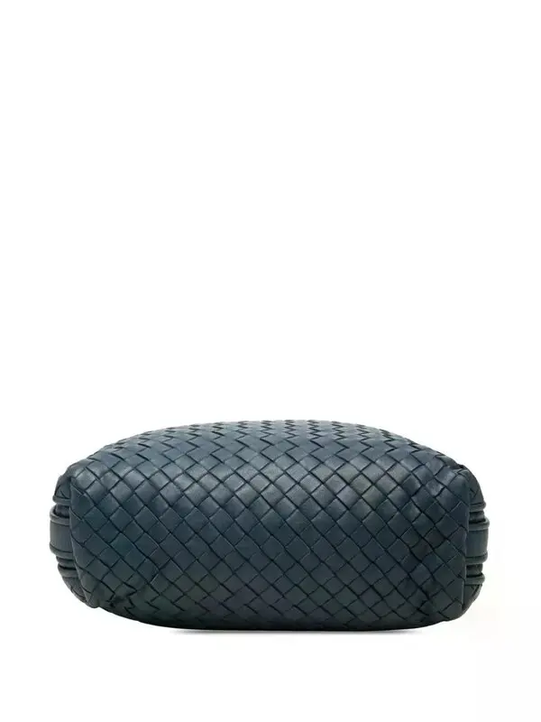 Bottega Veneta 2012-2026 Nappa Intrecciato Nodini Double Zip Crossbody Bag