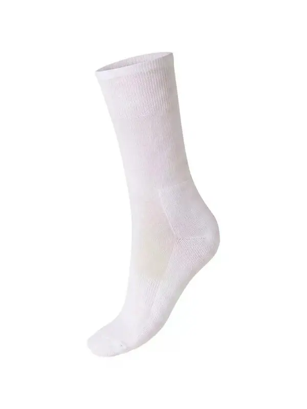 Wolford Ribbed-knit Terry-panel Socks - White