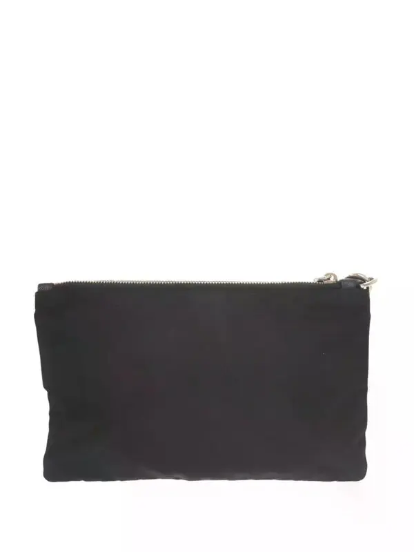 Prada 2013-2026 Tessuto Buckle Clutch Bag
