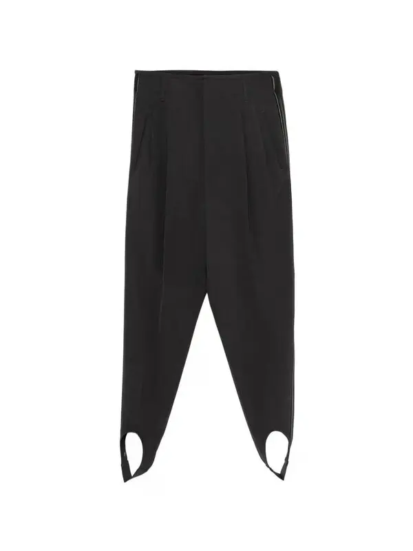 DARKPARK Marta Pleated Stirrup Trousers