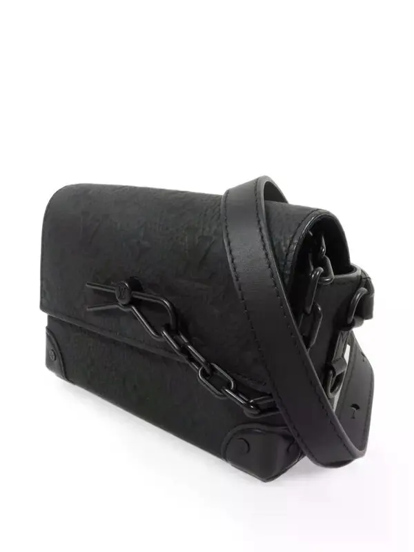 LOUIS VUITTON Monogram Taurillon Steamer Shoulder Bag