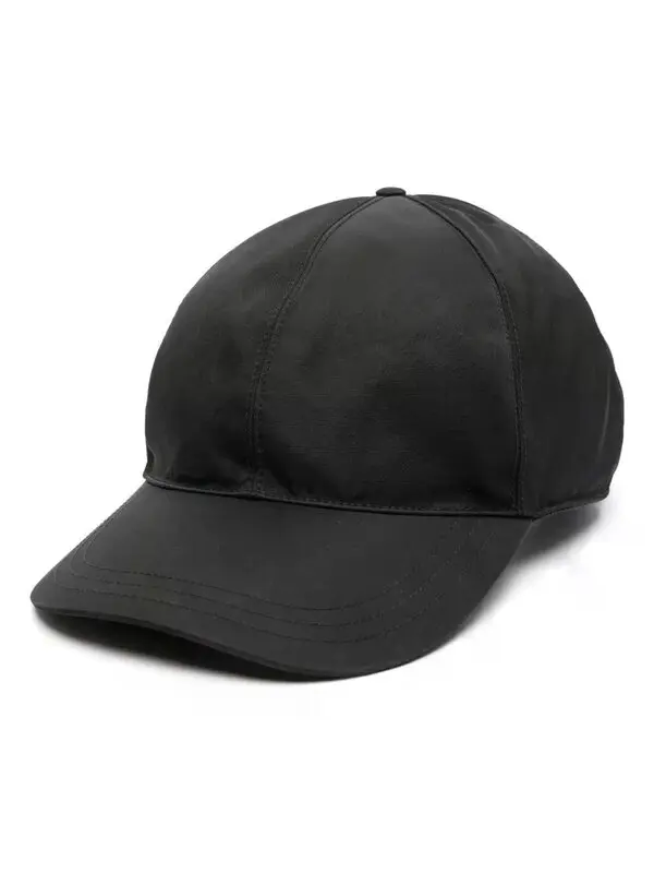 Prada Re-nylon Triangle-logo Cap - Black