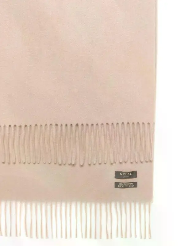 N.peal Fringed Woven Scarf