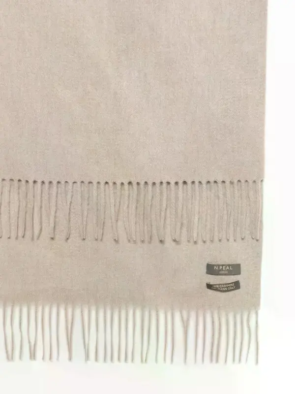N.peal Woven Fringed Scarf