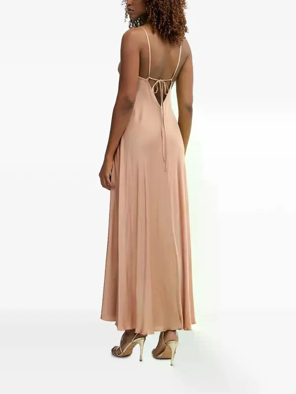 HAVEONE V-neck Tie-back Dress