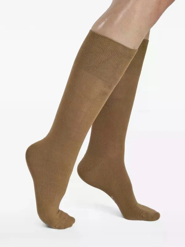 Wolford Ribbed-knit Mid-calf Socks